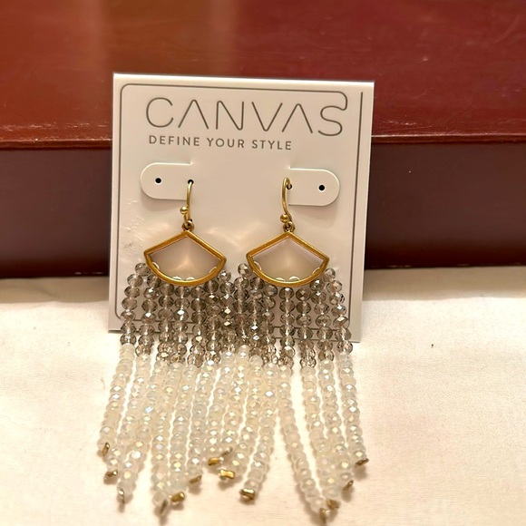 canvas style | Jewelry | Brand New Canvas Style Earrings | Poshmark